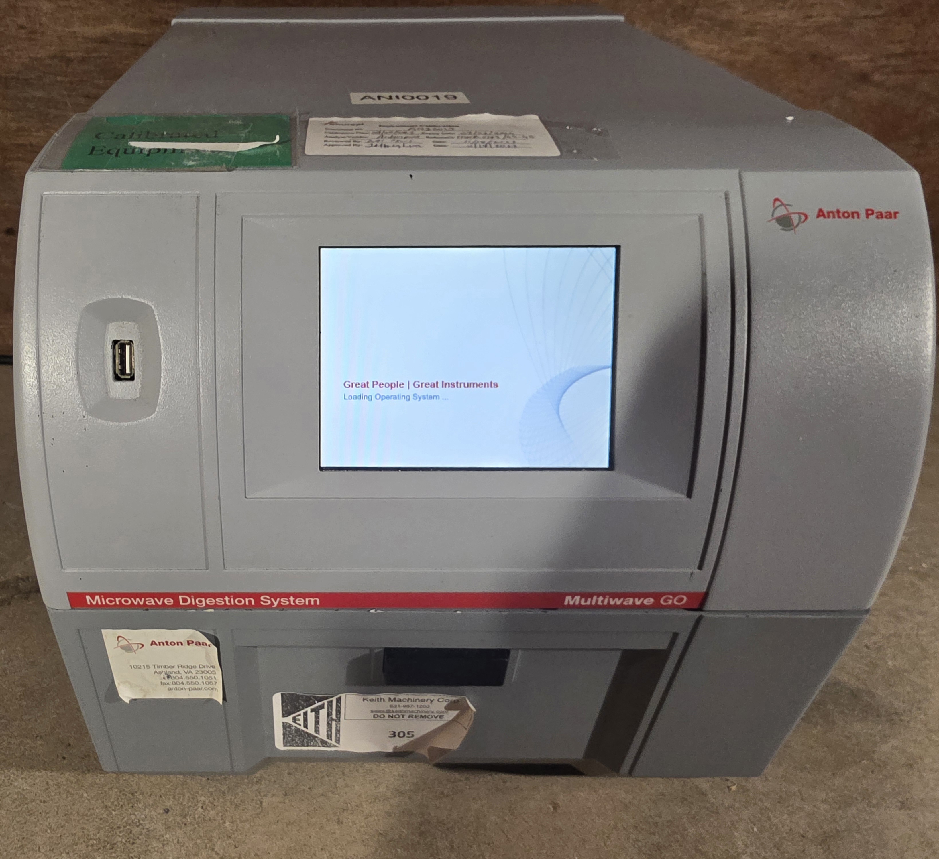 Anton Paar Microwave Multiwave GO Digestion System | Liquid Lab 88